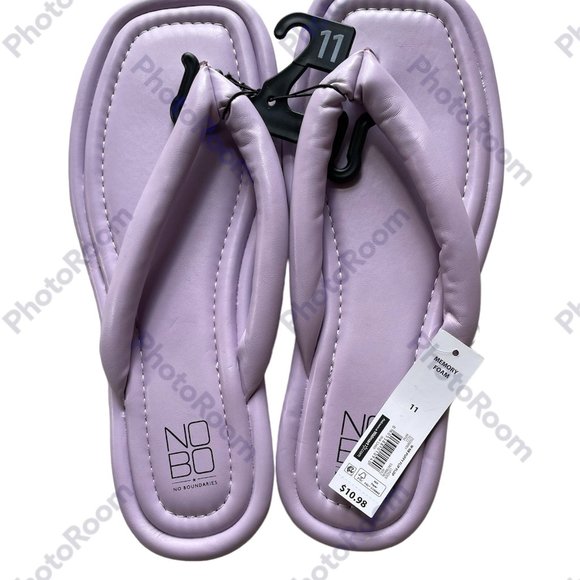 Time And Tru Shoes Womens Flip Flop Sandals Time And Tru Size8w Colorblack Nwt Poshmark